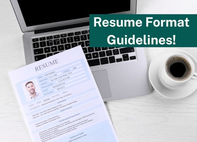 Resume Format Guidelines